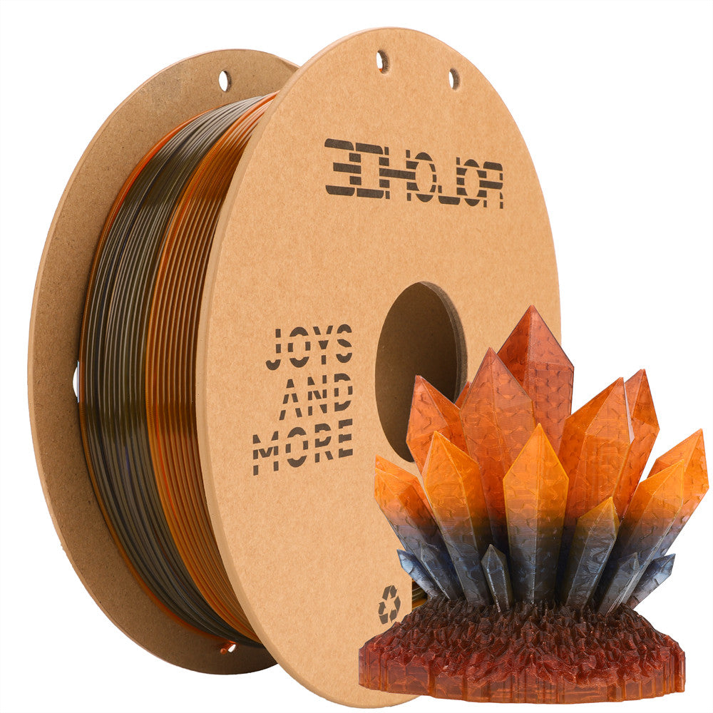 3DHoJor Crystal Rainbow PLA - 3D Filament 1.75mm 1KG