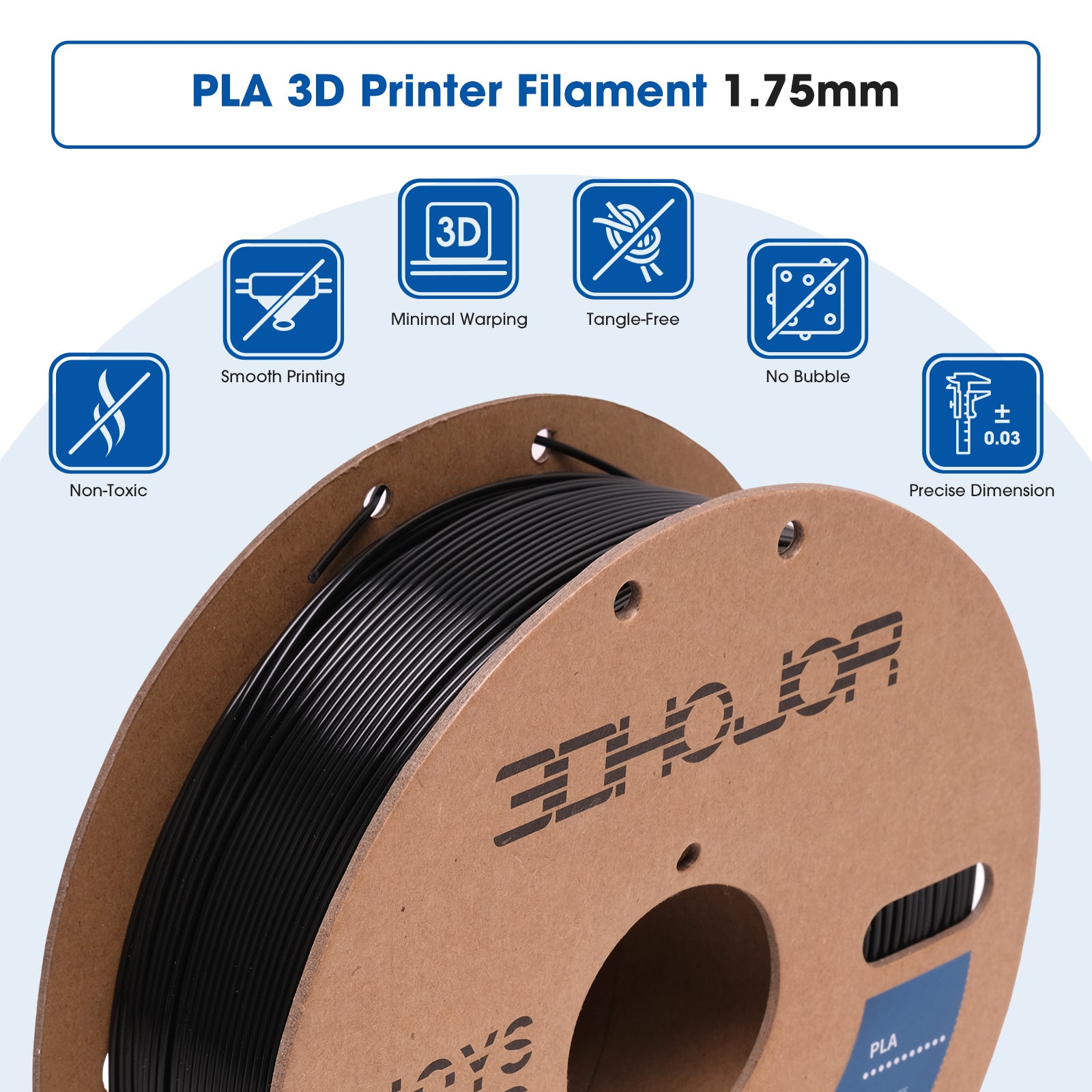 3DHoJor PLA Lite Filament - 3D Filament 1.75mm 1KG