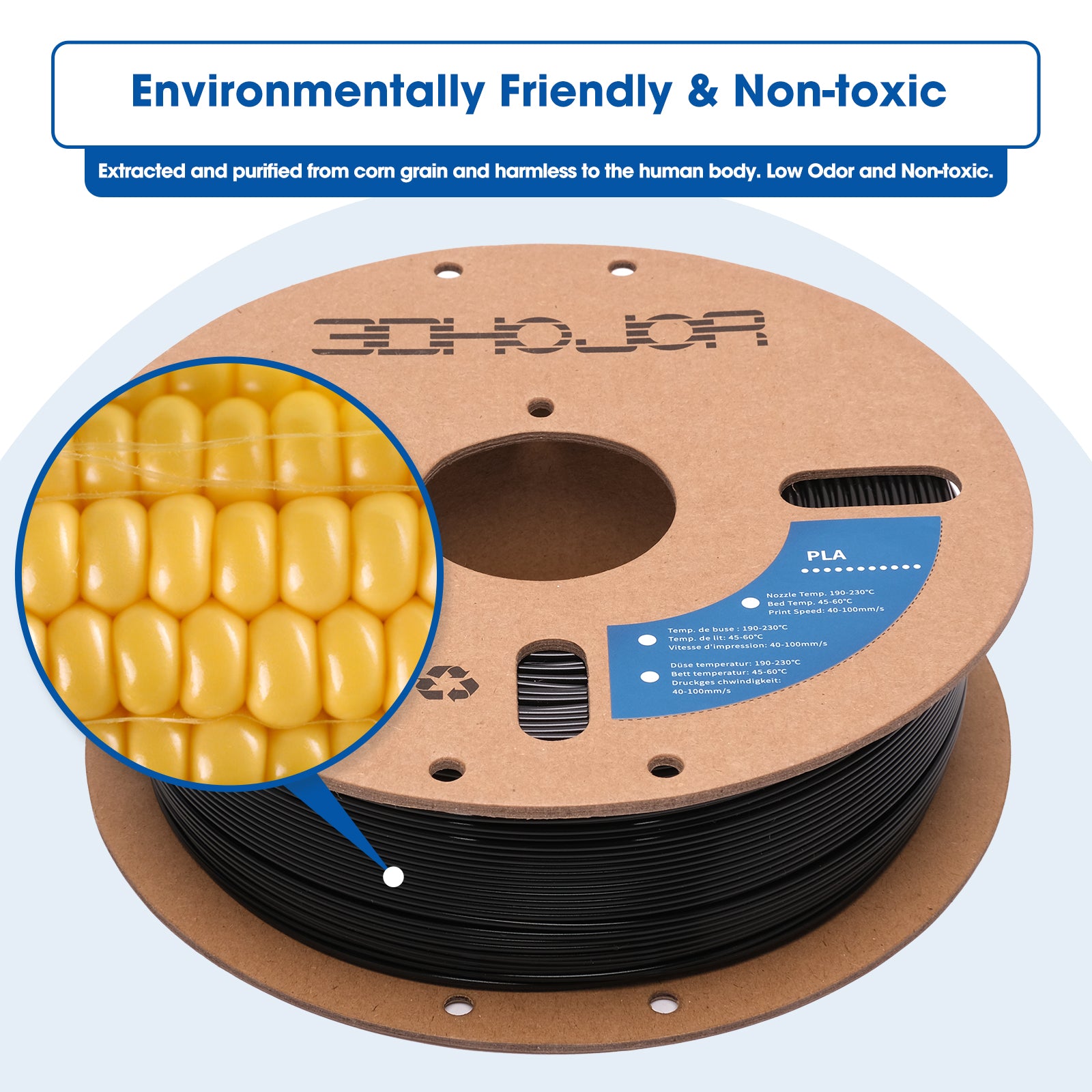 3DHoJor PLA Lite Filament - 3D Filament 1.75mm 1KG
