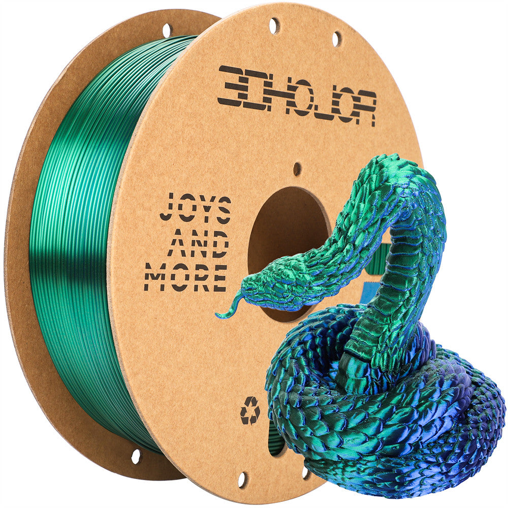 3DHoJor Silk Dual/Tri Color PLA - 3D Filament 1.75mm 1KG
