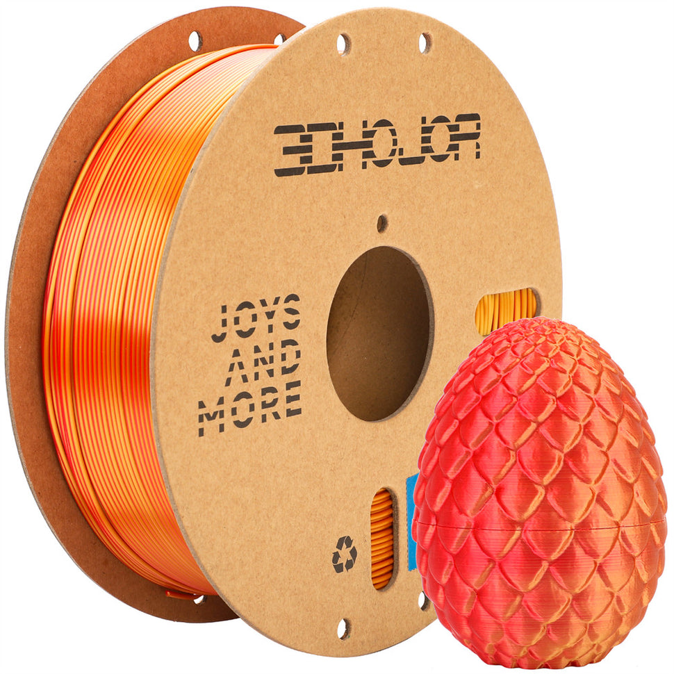 3DHoJor Silk Dual/Tri Color PLA - 3D Filament 1.75mm 1KG
